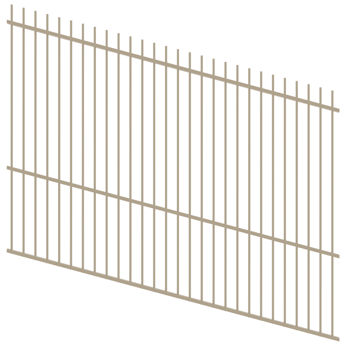 ProtectorAl 1201 - 2400 x 1800mm Paperbark Raked 16-30º Picket Top Pool ...