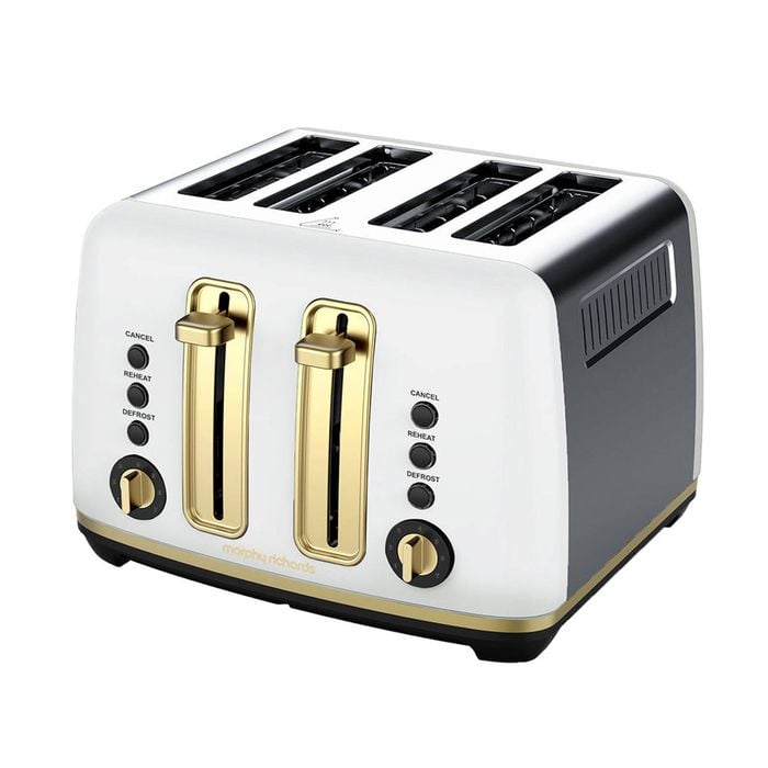 Morphy Richards Ascend 4 Slice Toaster - Soft Gold Matte White ...
