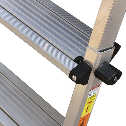 Gorilla 150kg 5 - 8 Step Silverback Adjustable Platform Ladder With ...