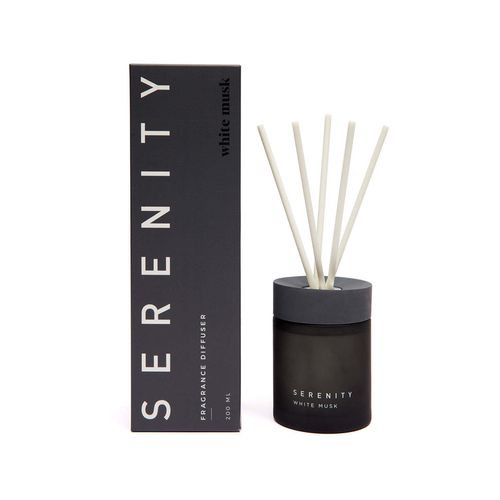 Serenity Coloured Core 200ml Reed Diffuser - White Musk - Bunnings Australia