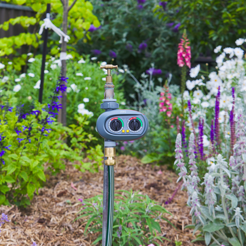 Toro Solar Tap Timer Two Dial - Bunnings Australia