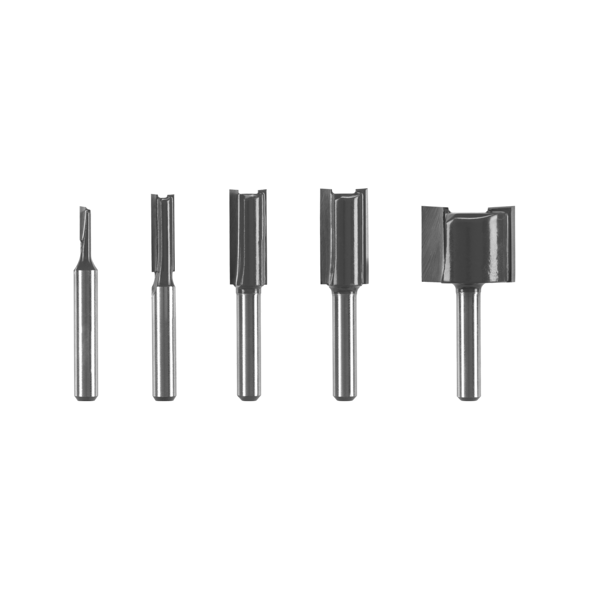 Ryobi 5-Piece Straight Router Bit Set - Bunnings Australia