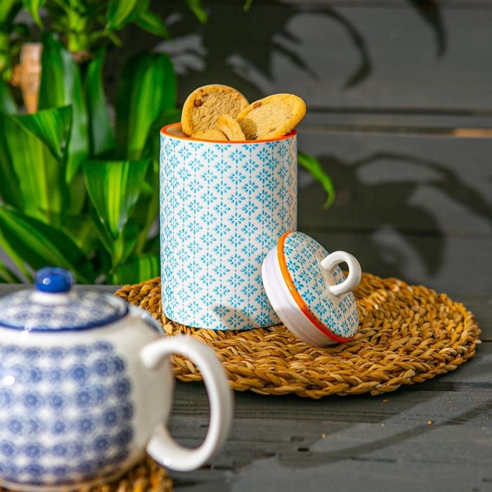 Nicola Spring Tea Coffee and Sugar Canister Storage Jar - Porcelain ...