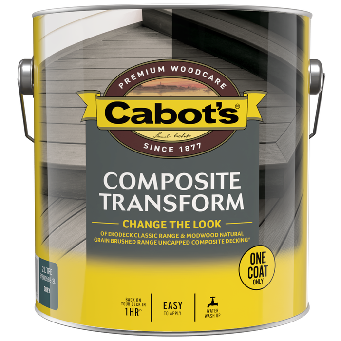 Cabot's 2L Grey Composite Transform - Bunnings Australia