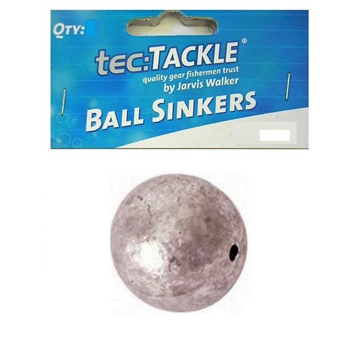 50 Pack of Jarvis Walker Size 2 Ball Sinkers - Value Pack - Bunnings ...