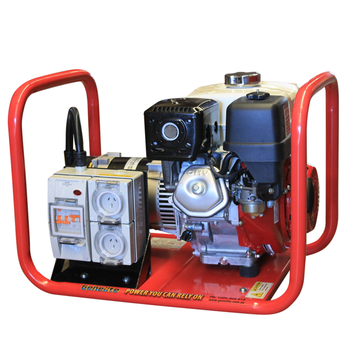 Honda 4.5kVA Generator Recoil Single Phase Worksafe Compliant ...