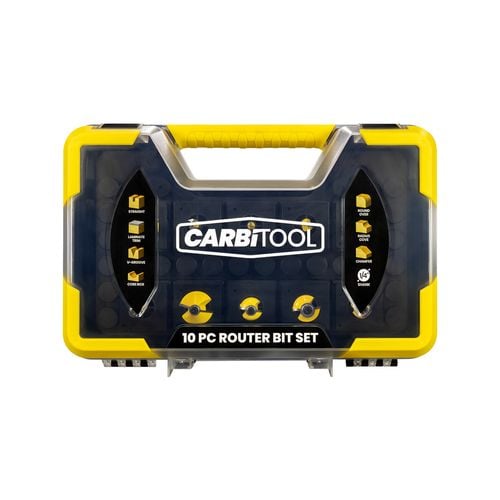 Carbitool 1/4" Shank TCT Router Bit Set - Bunnings Australia