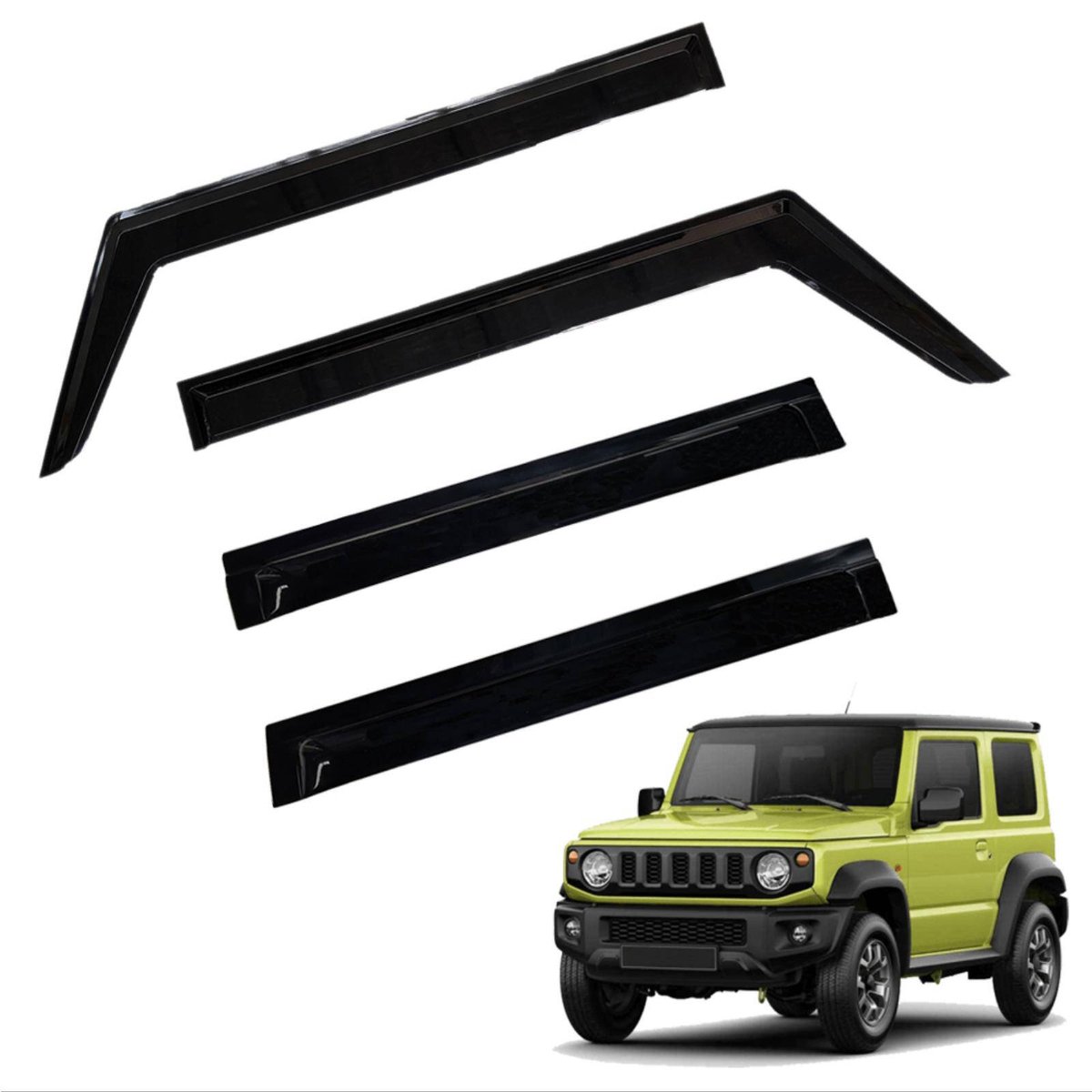 Weathershields for Suzuki Jimny 2018-2024 Weather Shields Wind ...