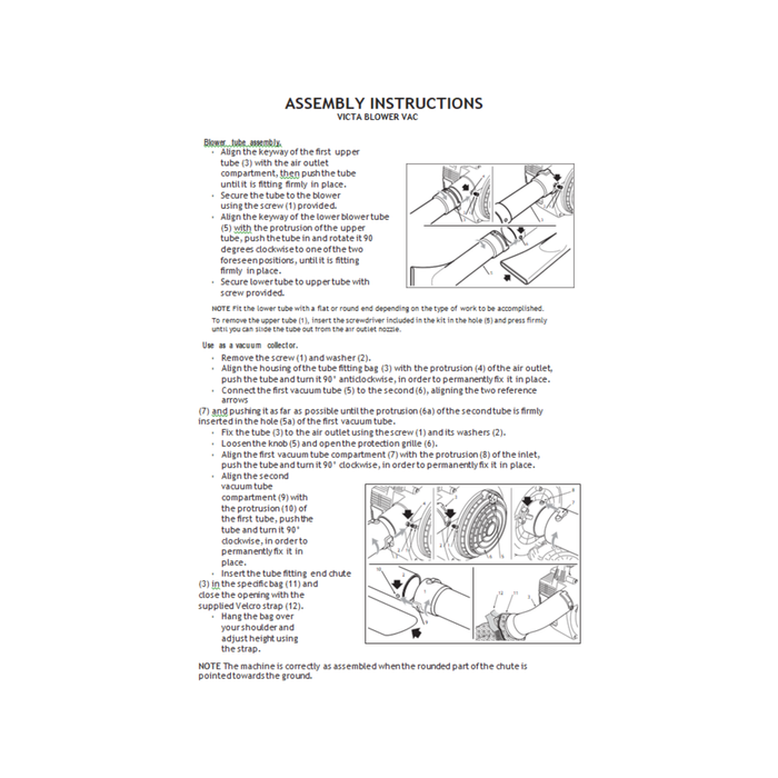 Victa 2-Stroke 25.4cc Petrol Blower Vacuum - Bunnings Australia