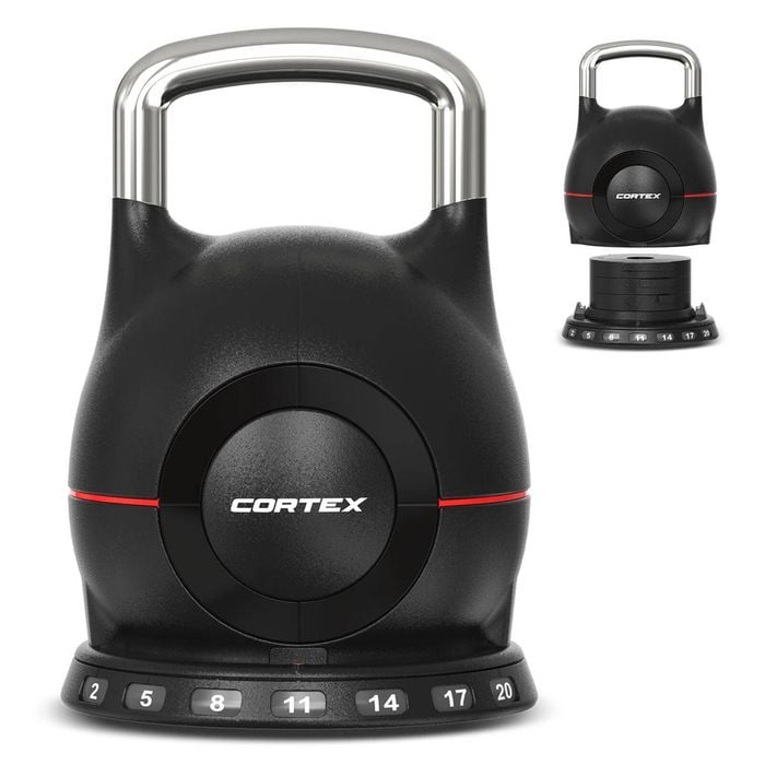 CORTEX 7-in-1 RevoLock Quick Adjust 20kg Kettlebell - Bunnings Australia