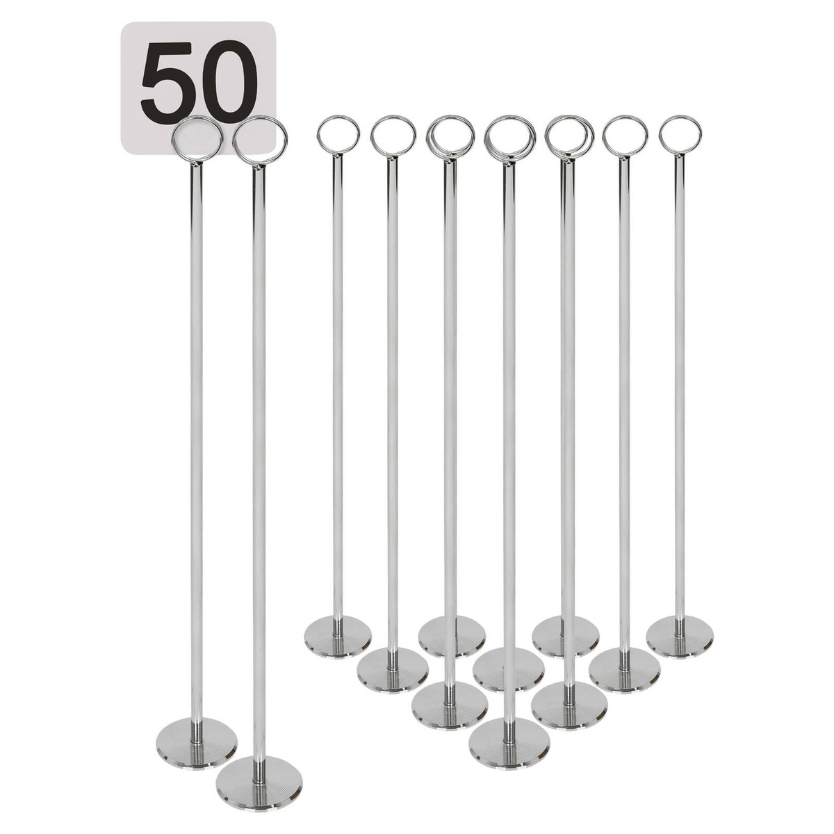 Argon Tableware 46cm Wedding Table Numbers & Holders - 1-50 - Bunnings ...