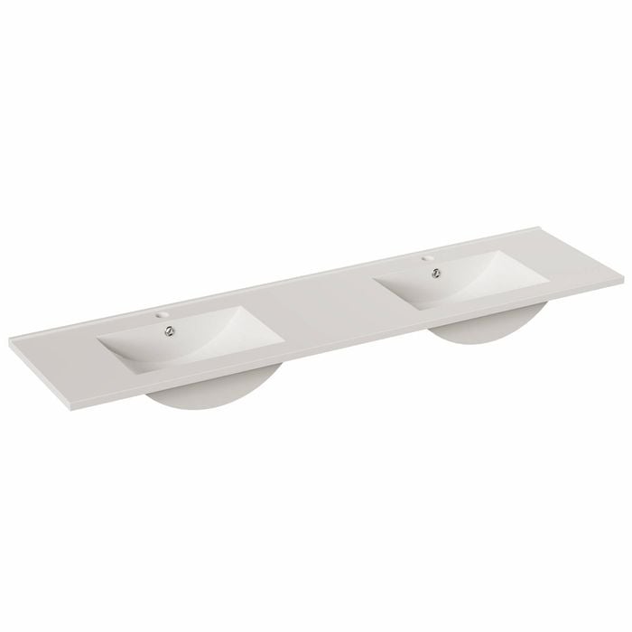 Stein 1800mm White Polymarble Top With Double Basin - Bunnings New Zealand
