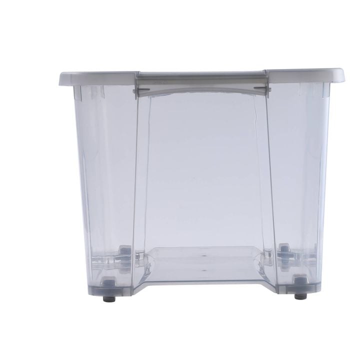 Ezy Storage 52L Grey Classic Storage Tub - Bunnings Australia
