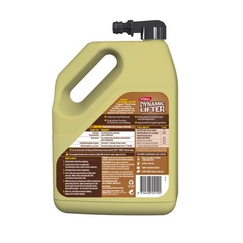 Yates 2L Dynamic Lifter Organic Hose On Soil Improver And Plant ...