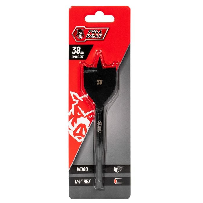 Full Boar 38mm Spade Bit FSB-38 - Bunnings Australia