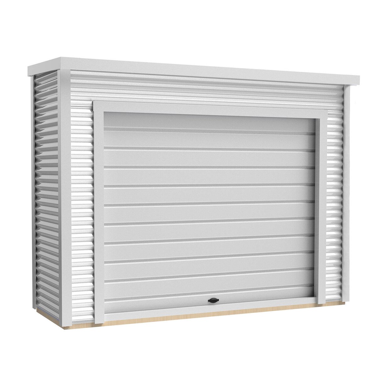 Duratuf 3.15m x 1m Zinc Lifestyle Fendalton Steel Shed - Bunnings New ...