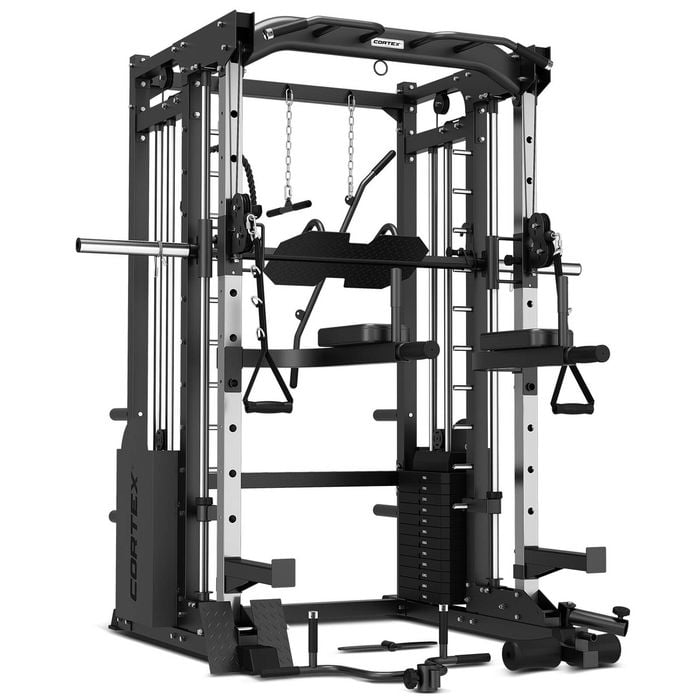 CORTEX SM25 Multi Gym (Dual Stack Functional Trainer, Smith Machine ...