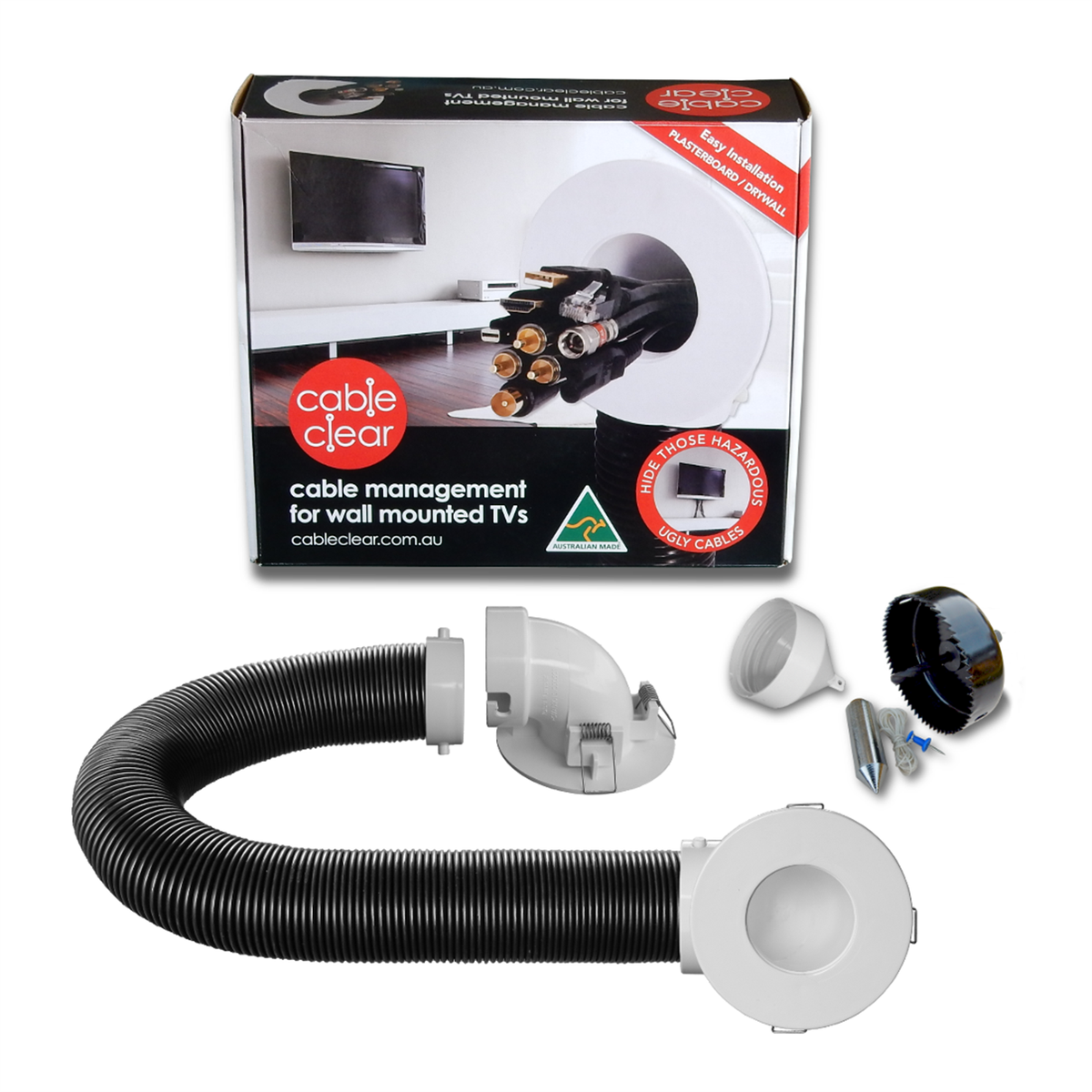 CableClear 50mm Wall Cavity Cable Management Duct - Bunnings Australia