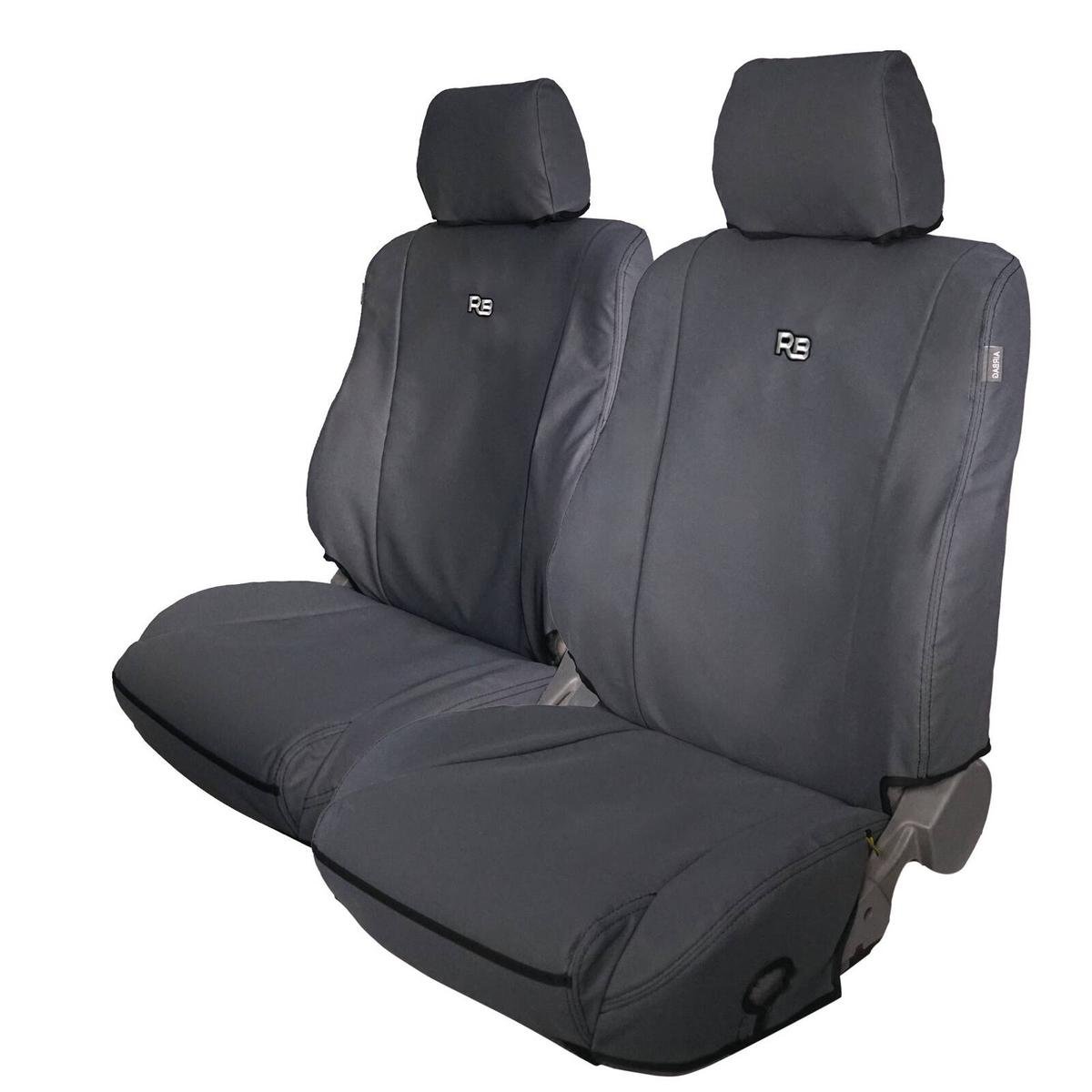 Razorback 4x4 XP7 Heavy Duty Canvas 2x Front Seat Covers Suitable for a ...