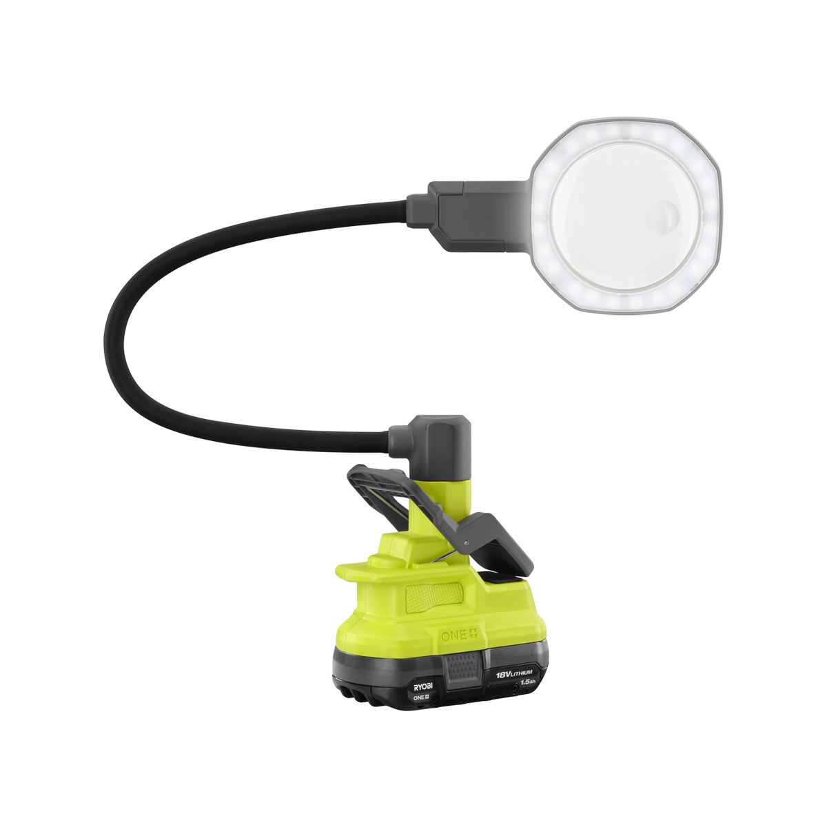 Ryobi 18V ONE+ Magnifying Clamp Light RML18 - Tool Only - Bunnings New ...