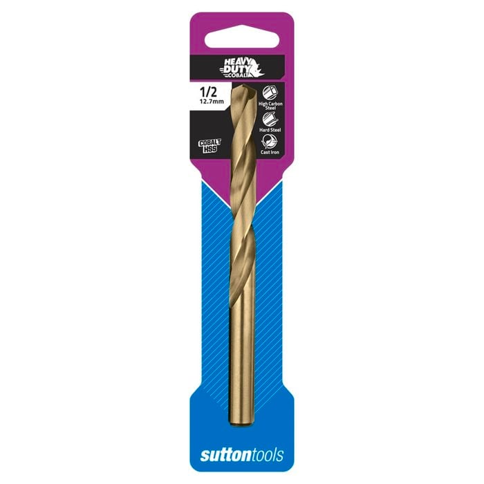 Sutton Tools 1 2 Heavy Duty Cobalt Jobber Drill Bit Bunnings Australia