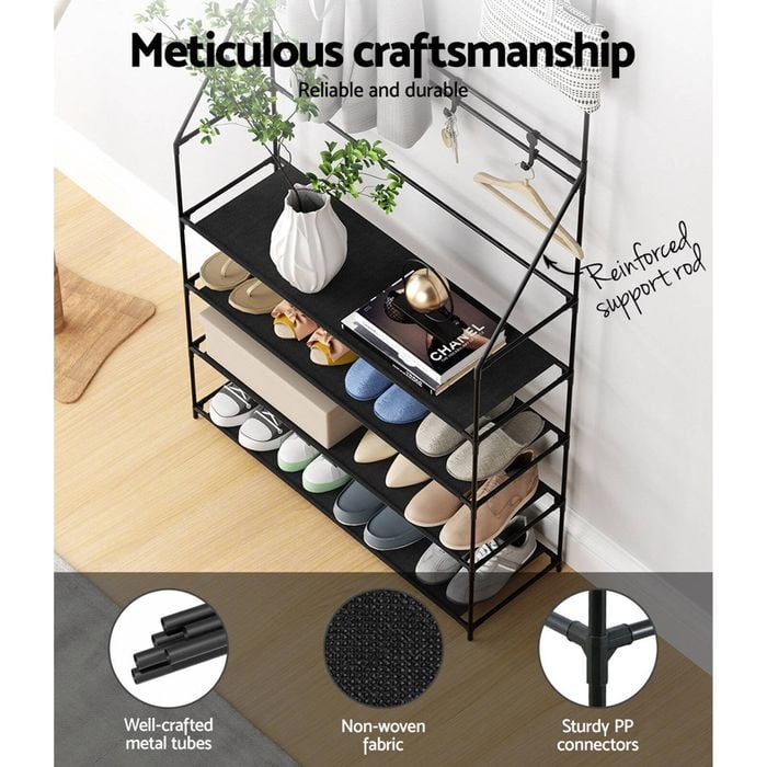 16 Pairs Storage Shoe Rack Organiser - Bunnings Australia