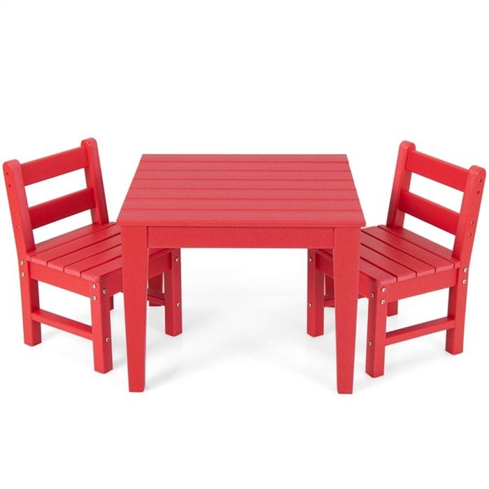 Costway Kids Activity Play Table Set Red - Bunnings Australia