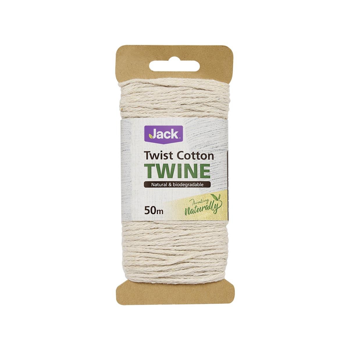 Jack 50m Twist Cotton Twine - Bunnings Australia