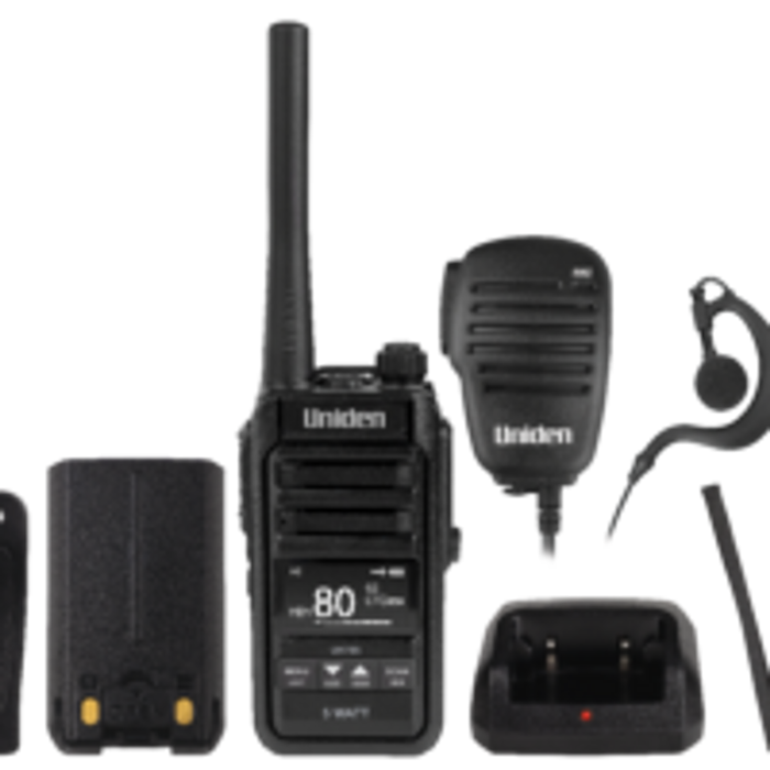 Uniden - 5 Watt UHF CB Waterproof Handheld Radio - Bunnings Australia