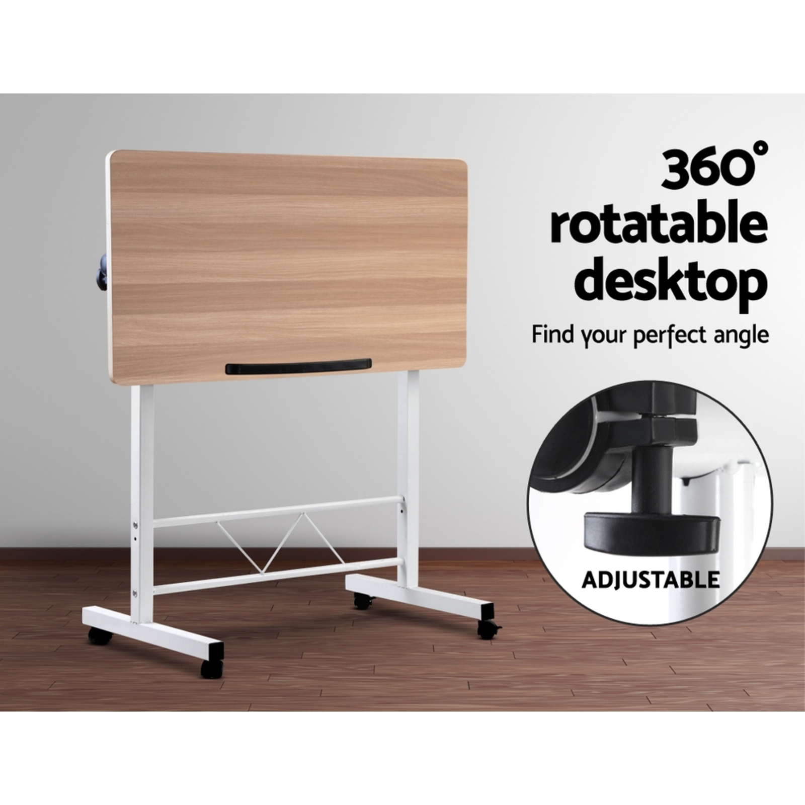 Artiss Adjustable Sit Stand Laptop Office Desk Bunnings Australia