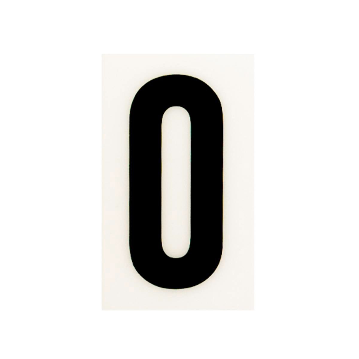 Sandleford 60mm White Self Adhesive House Number 0 - 0 - Bunnings Australia