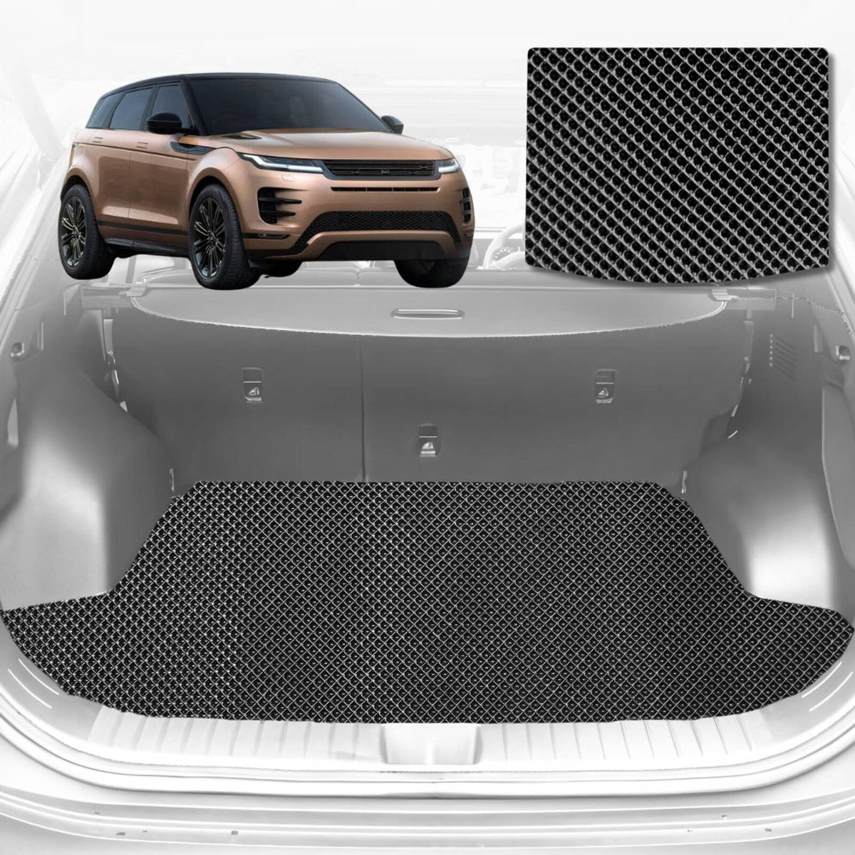 6D Diamond Car Boot Mat for Land Rover Range Rover Evoque L5512018 ...