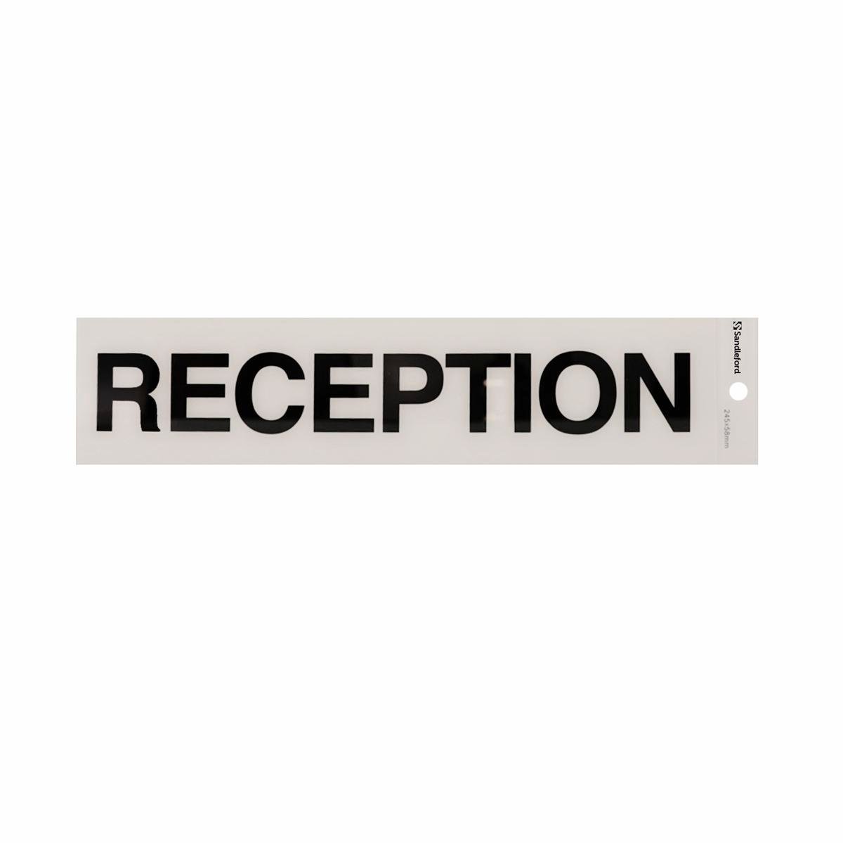 Sandleford 245mm Self Adhesive Reception Sign - Bunnings Australia