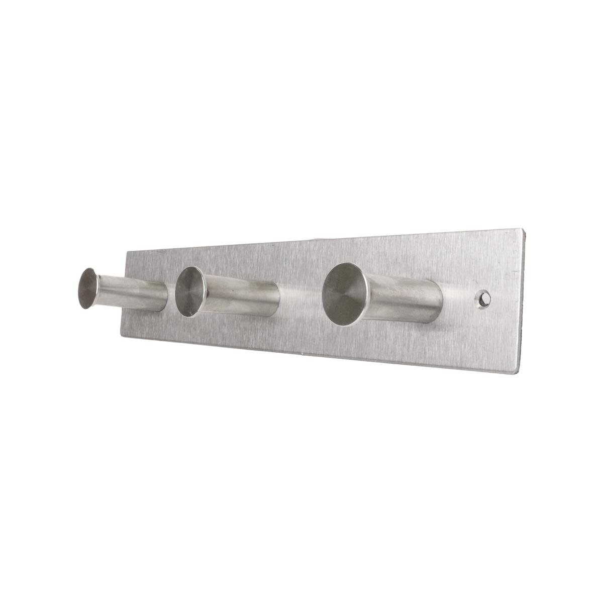 Adoored 3 Stud Satin Chrome Deco Hook Rack - Bunnings New Zealand