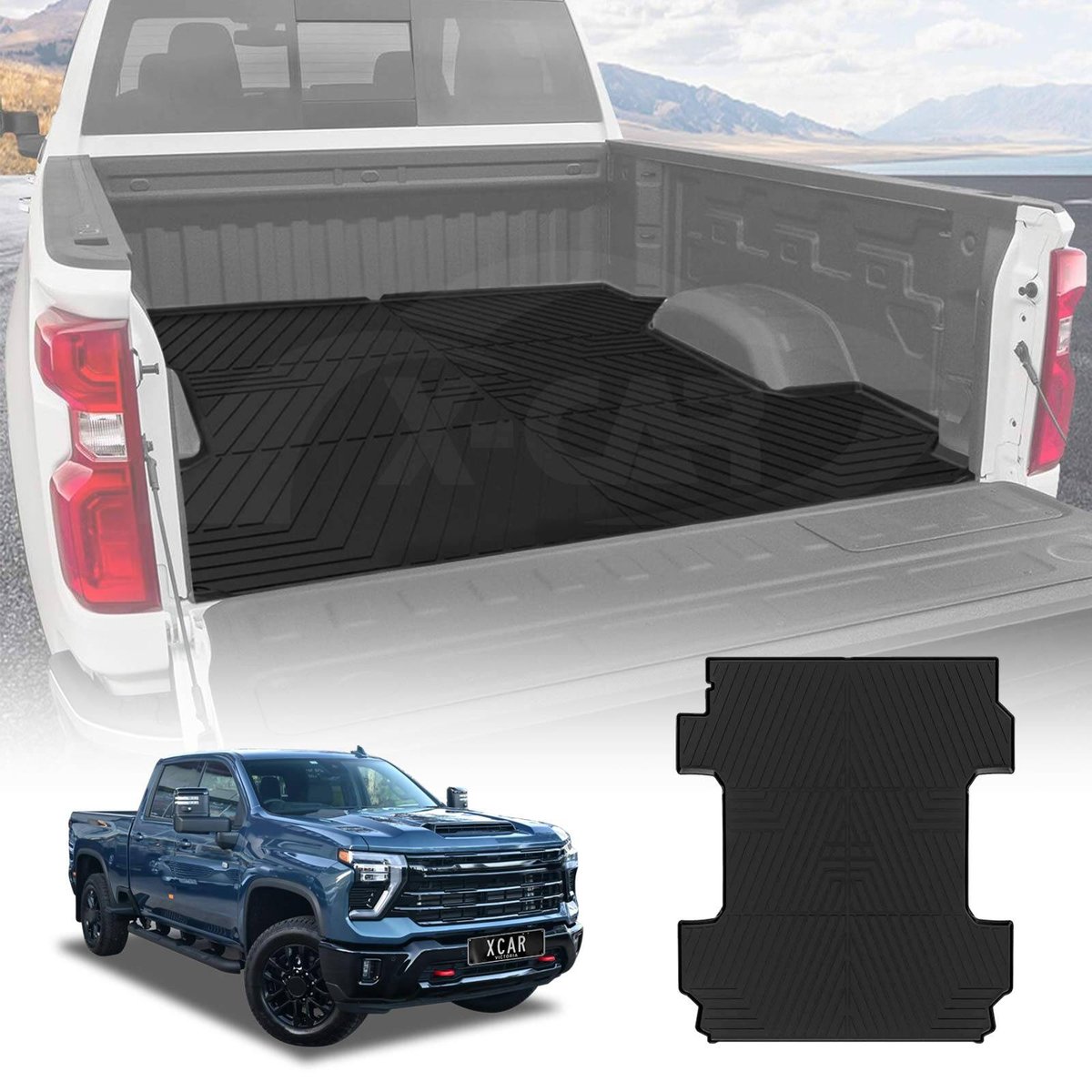 Tub Liner for Chevrolet Silverado HD LTZ 2020-Onwards Heavy Duty Cargo ...