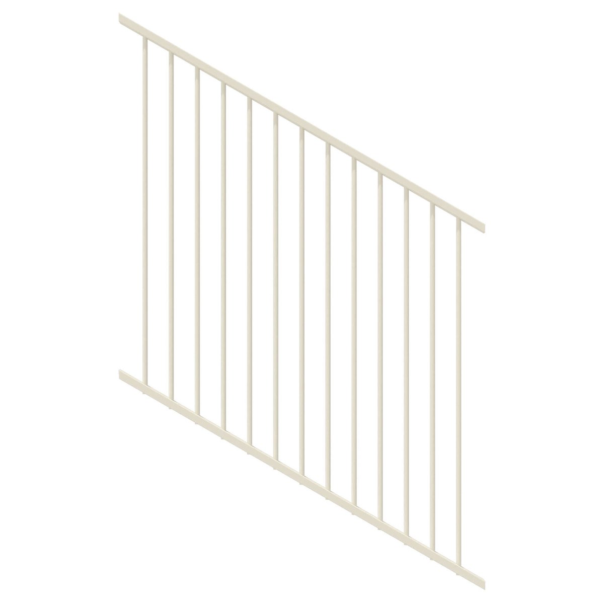 ProtectorAl 350-1200W x 1200H Surfmist Flat Top Pool Fence Panel Raked ...