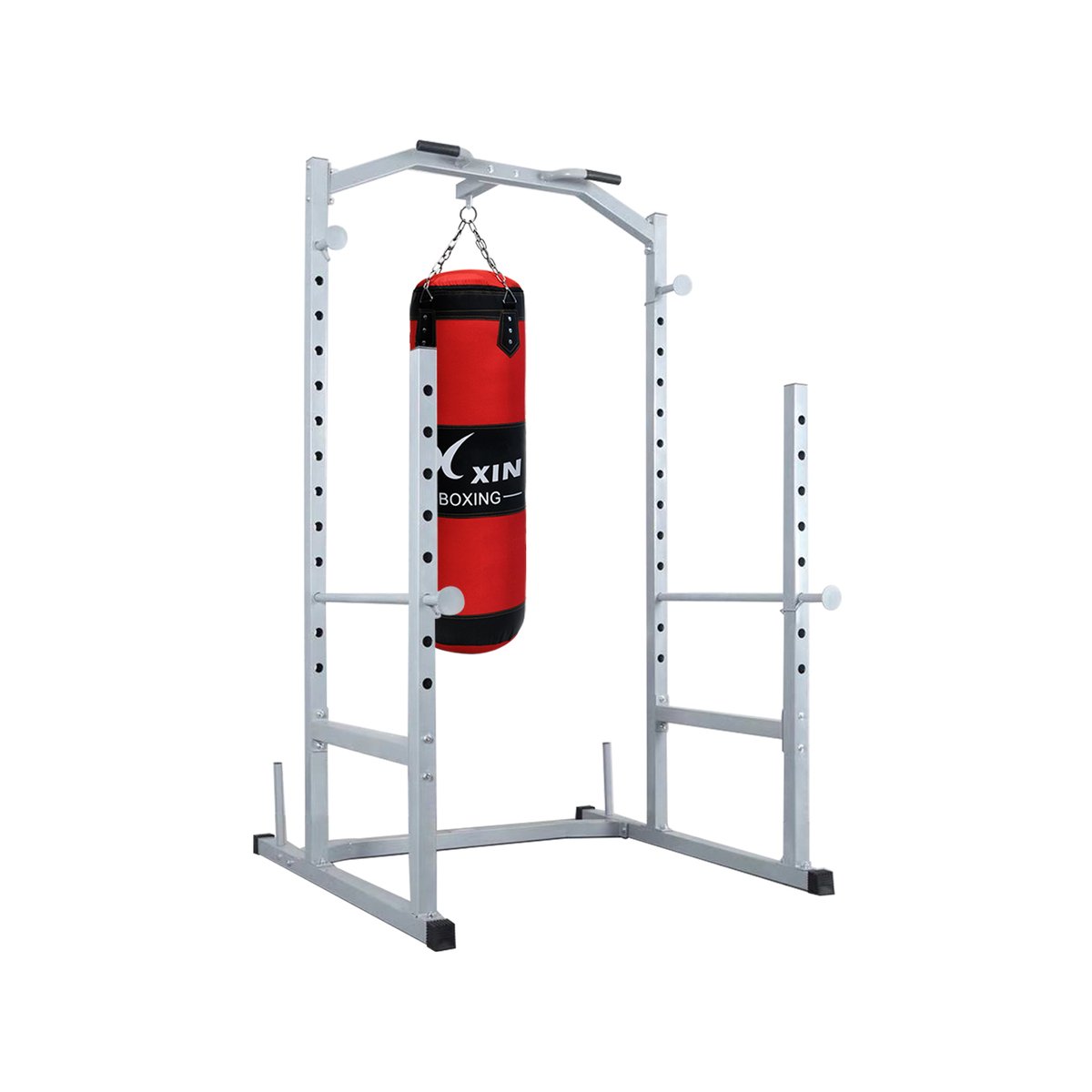Power Cage - Power Squat Rack - Weights Bench Press + 20kg Boxing ...