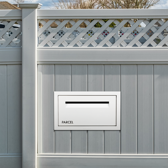 Sandleford 86cm White Matte Glenelg Parcel Letterbox - Bunnings New Zealand