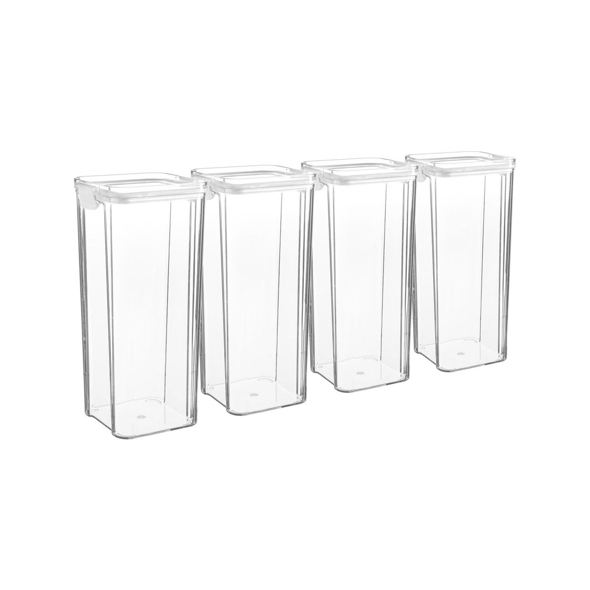 Argon Food Containers - 1.8 Litre - White - Pack Of 4 - Bunnings Australia
