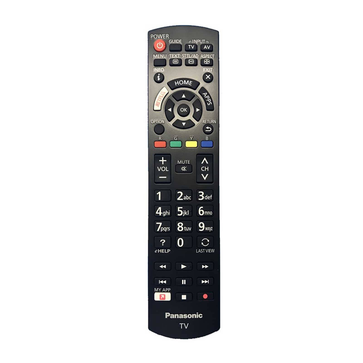 Panasonic N2QAYB001133 Genuine Original TV Remote Control. - Bunnings ...