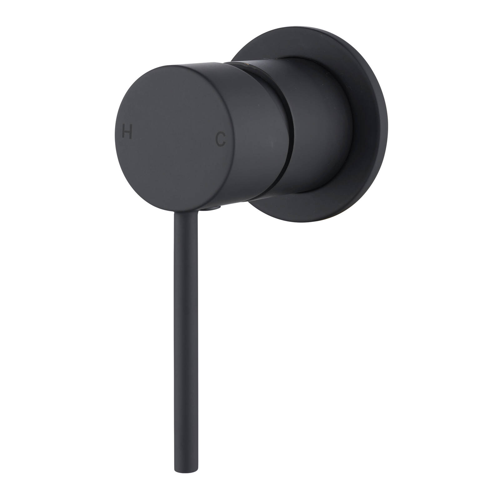 Resonance 35mm Matte Black Pin Lever Shower Mixer | Mondella