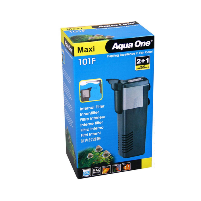 Aqua One Maxi 101F - 350L/H Internal Aquarium Filter - Up To 55L ...