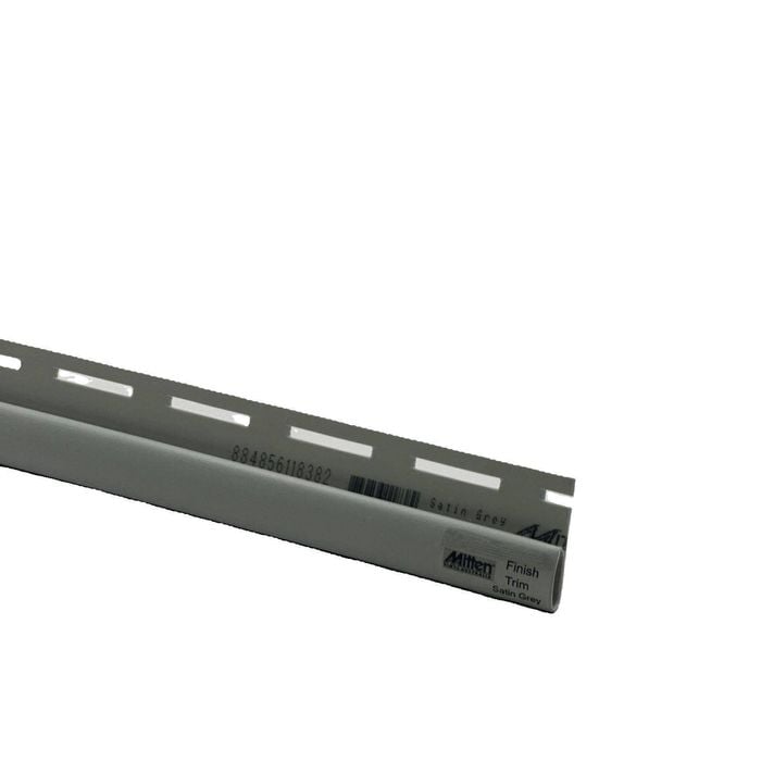 Mitten Vinyl Australia 3.66m Satin Grey Vinyl Cladding Finish Trim ...