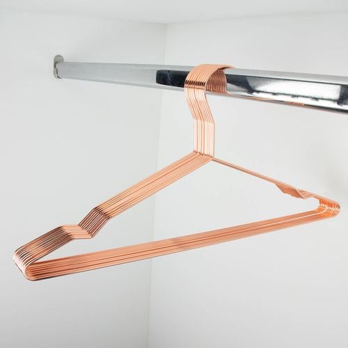 Practa Copper Metal Clothes Hangers - 10 Pack - Bunnings Australia