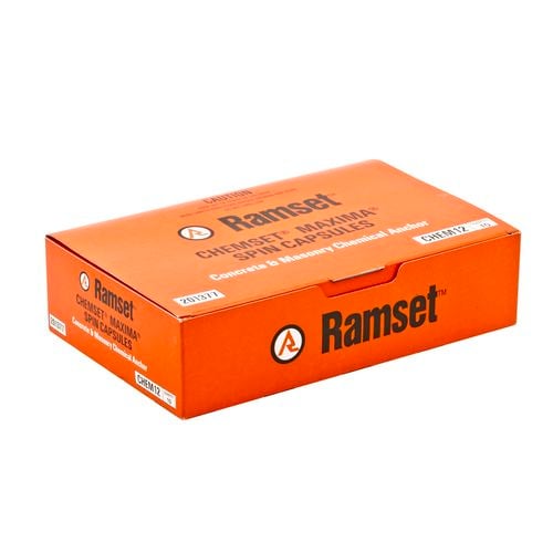 Ramset M12 Maxima Masonry Chemical Acrylate Epoxy Capsule - 10 Pack ...