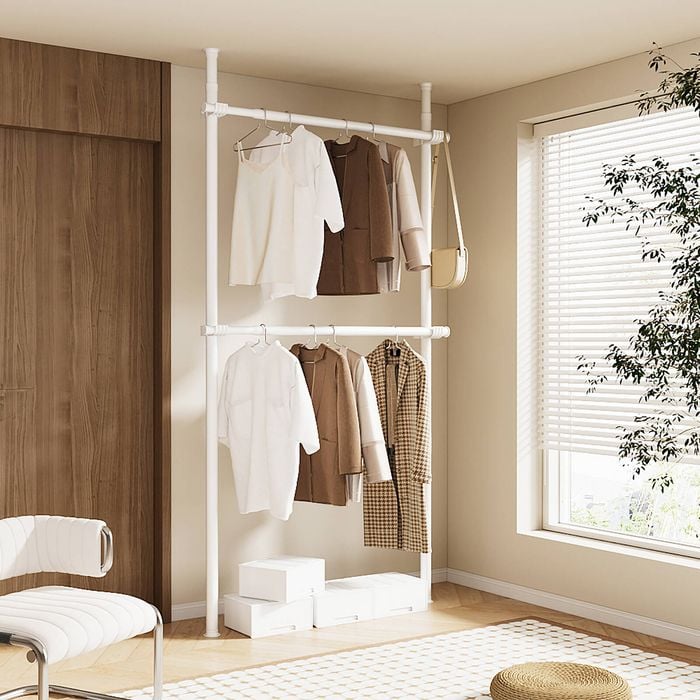 Storease Telescopic Storage System Adjustable 1.1-3.1m - Bunnings New ...