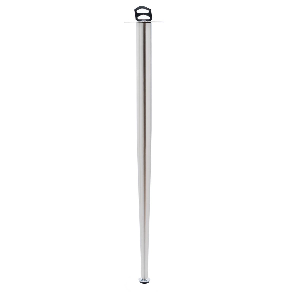 Taskmaster 710 x 40mm Satin Chrome Adjustable Tapered Furniture Leg ...