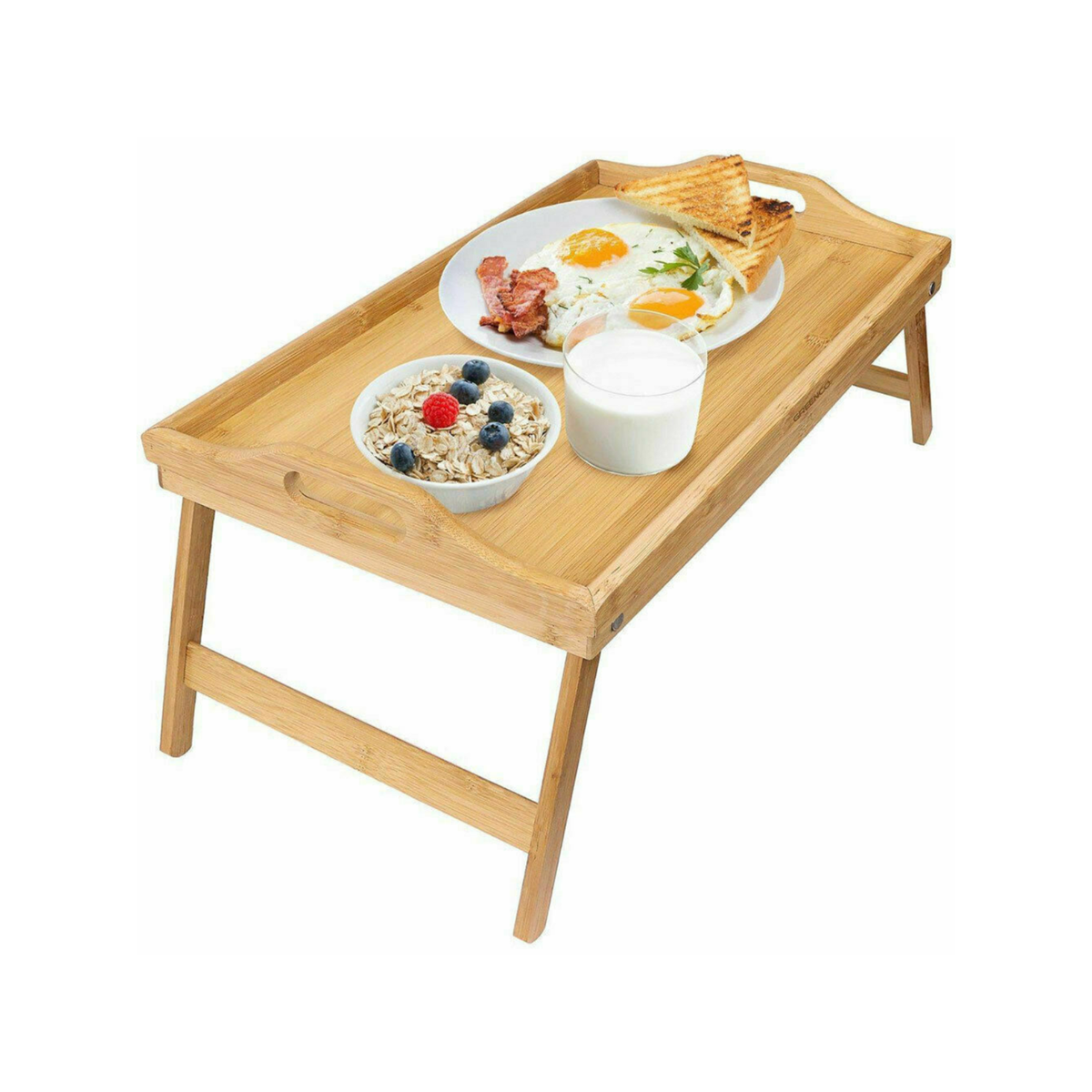 Bamboo Folding Bed Tray - Bunnings Australia