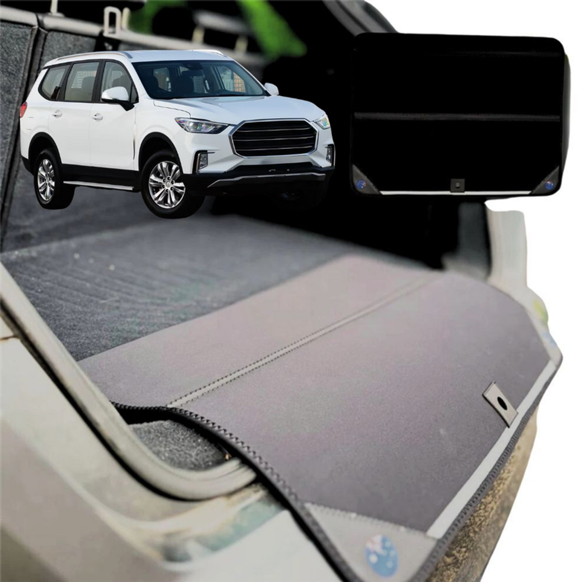 Rear Cargo Boot Bumper Protector for LDV D90 2017 - Current - XL (98 x ...