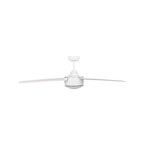 Click 3 Blade 132cm Amali Ceiling Fan White With Optional Light Kit ...